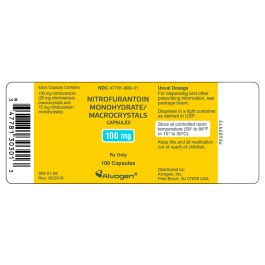NITROFURANTOIN MONO MACRO 100MG CAP