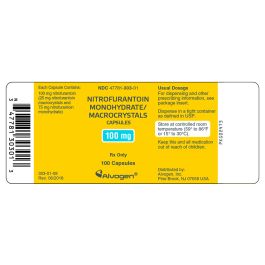 NITROFURANTOIN MONO MACRO 100MG CAP