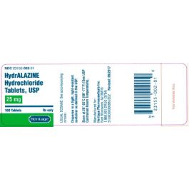 HYDRALAZINE HCL 25MG TAB