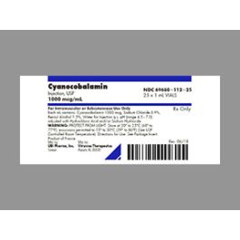 CYANOCOBALAMIN INJ 1000 MCG/ML
